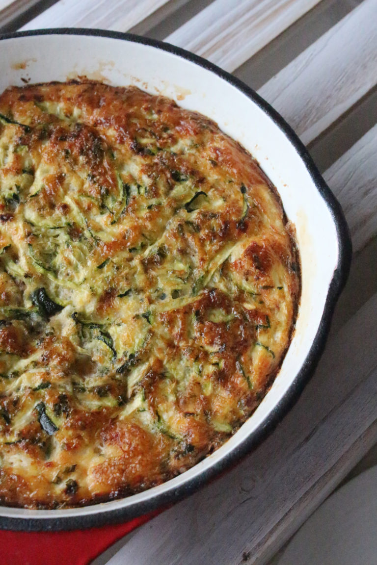 Cheesy Courgette Frittata