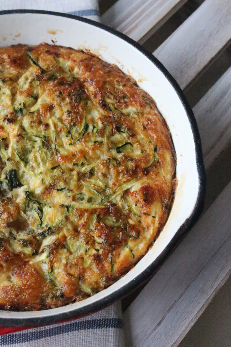 Cheesy Courgette Frittata