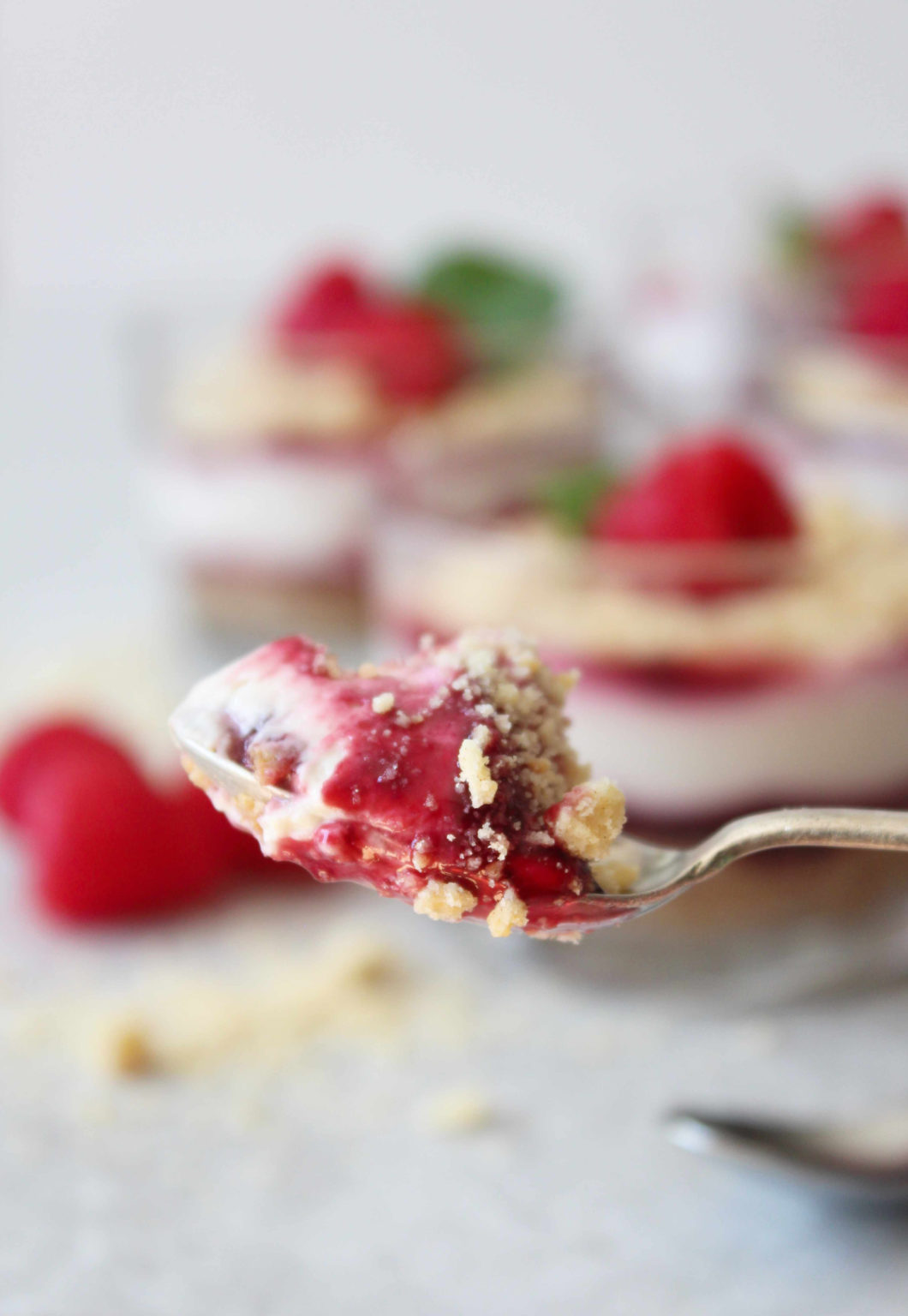 Raspberry cheesecake